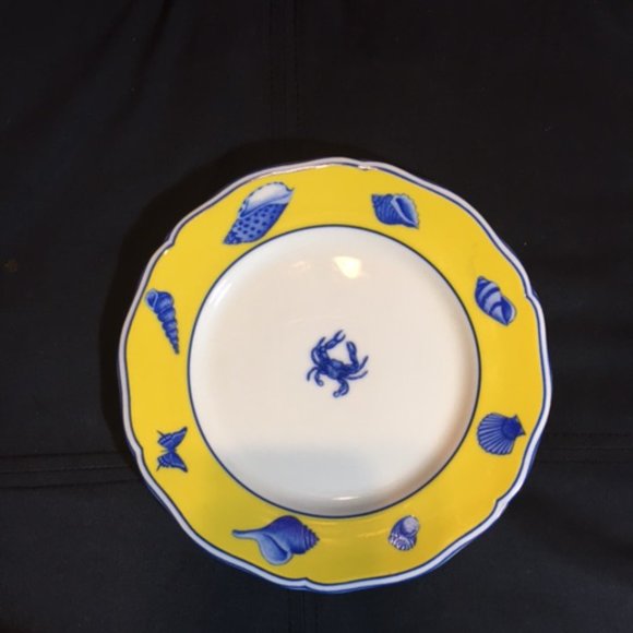 Lynn Chase | Dining | Lynn Chase Costa Azzurra Blue Shells Sea Life ...